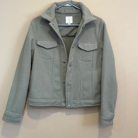Joie | Jackets & Coats | Sage Green Button Up Light Weight Jacket ...